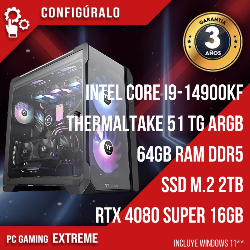 PC Gaming i9-14900KF - RTX 4080 SUPER 16GB Vardos - TrendingPC